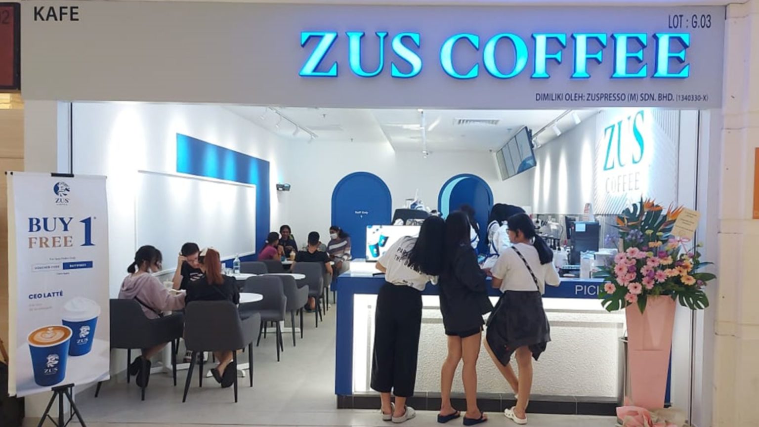 ZUS COFFEE - Ipoh Parade Mall